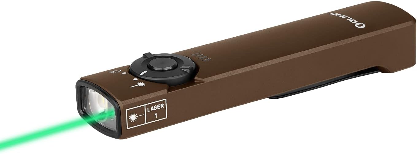 OLIGHT Arkfeld Flat Flashlight 1000 Lumens Dual Light Source EDC Lights ...